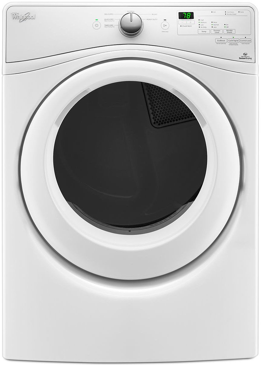 Whirlpool Duet White Gas Dryer WGD7590FW Whirlpool Duet White Gas Dryer WGD7590FW
