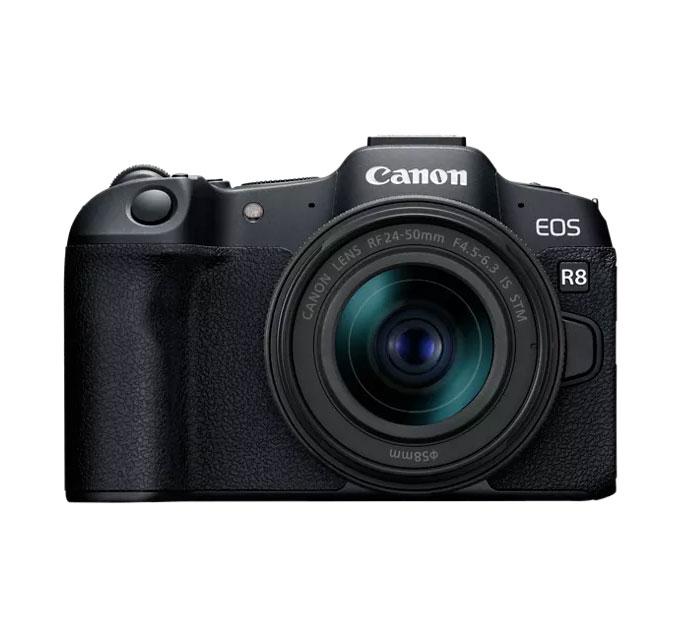 Canon EOS R8 RF24-50mm F4.5-6.3 IS STM Lens Kit - EOSR8-2450STMKIT