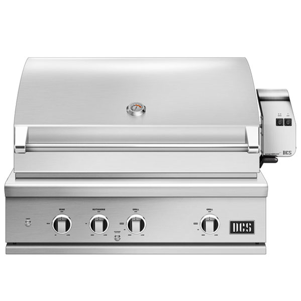 DCS Series 9 36-Inch Built-In Natural Gas Grill with Infrared Sear ...