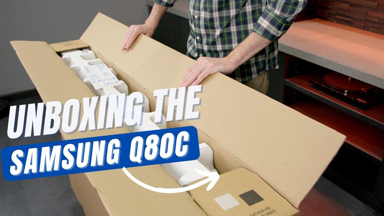 Samsung Q80C Series TV Unboxing | Abt Videos