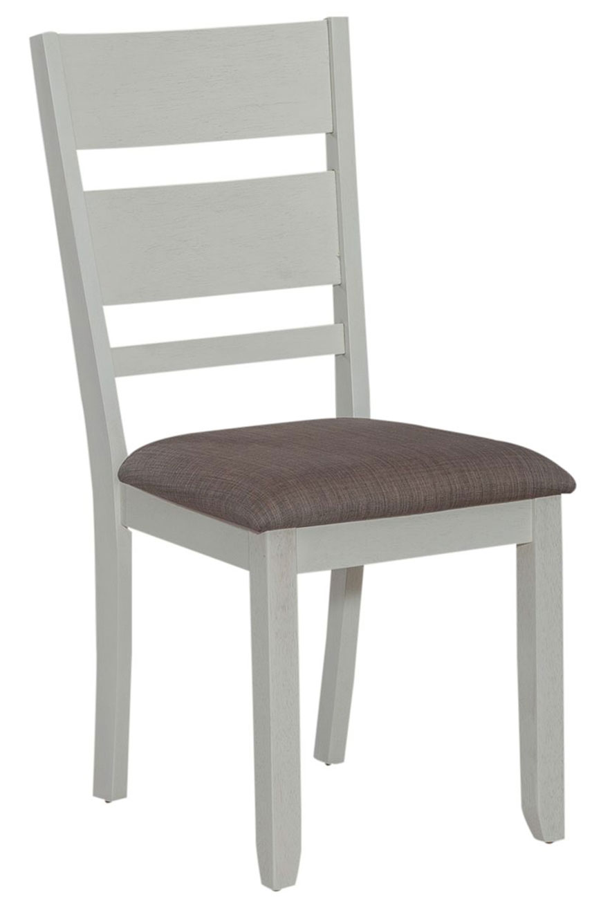 Liberty Furniture Brook Bay Uph Side Chair | Textured White - 182-C1501S