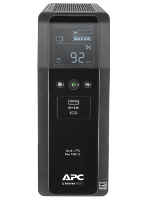 APC Line Interactive Tower 1000VA with 8 NEMA Outlets - SMT1000C