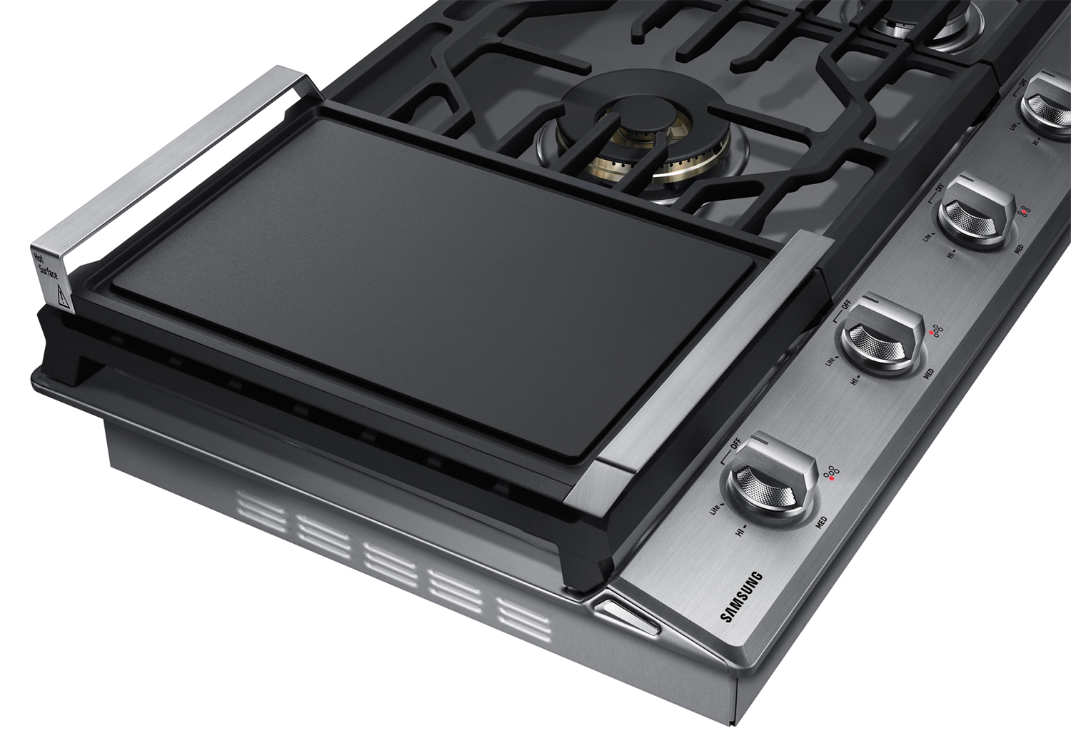 Samsung 36" Stainless Gas Cooktop NA36N7755TS/AA | Abt