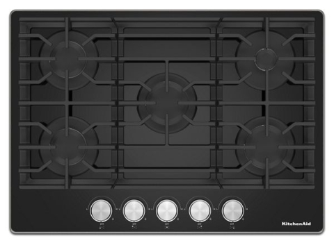 KitchenAid 30" Stainless Gas Cooktop KCGS950ESS | Abt