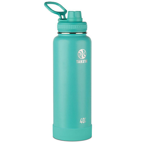 Takeya 40 Oz Teal Actives Insulated Water Bottle - 51008