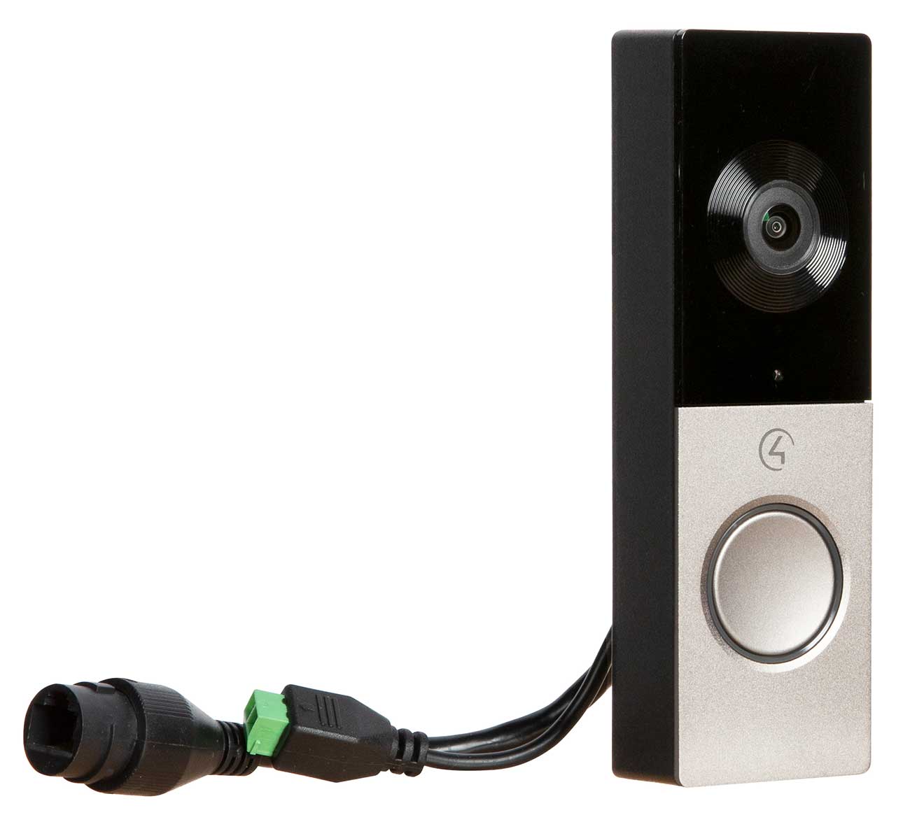 Control4 Chime Satin Nickel PoE Video Doorbell - C4VDBESN | Abt