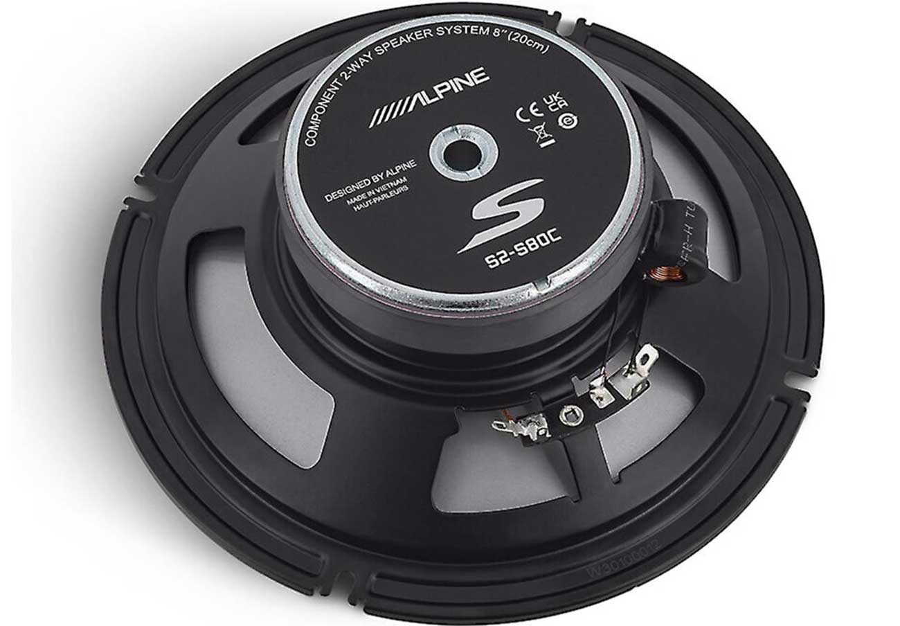 Alpine 8-inch Component 2-Way Speaker Set - S2S80C | Abt
