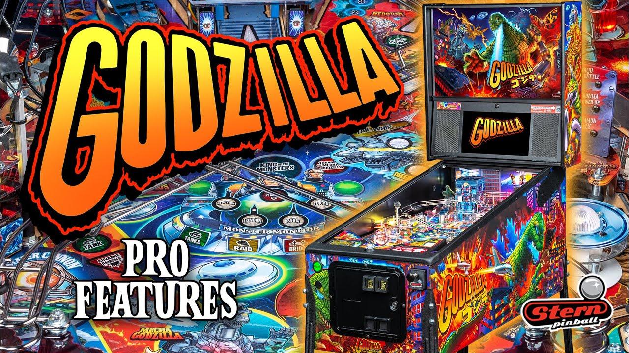 Stern Pinball Godzilla Pro Pinball Machine GODZILLAPRO | Abt