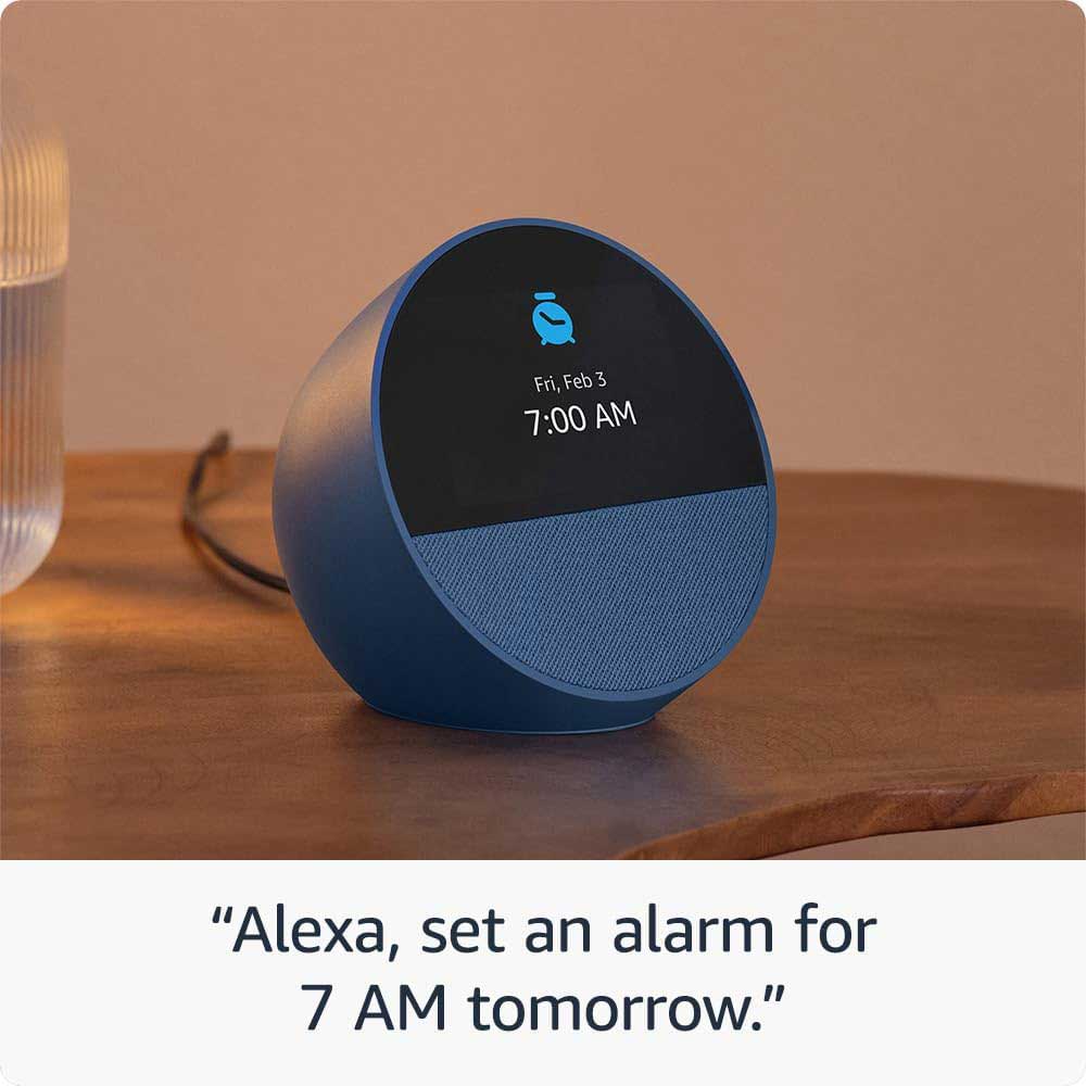 Customer Reviews for Amazon Echo Spot Smart Alarm Clock Black ...