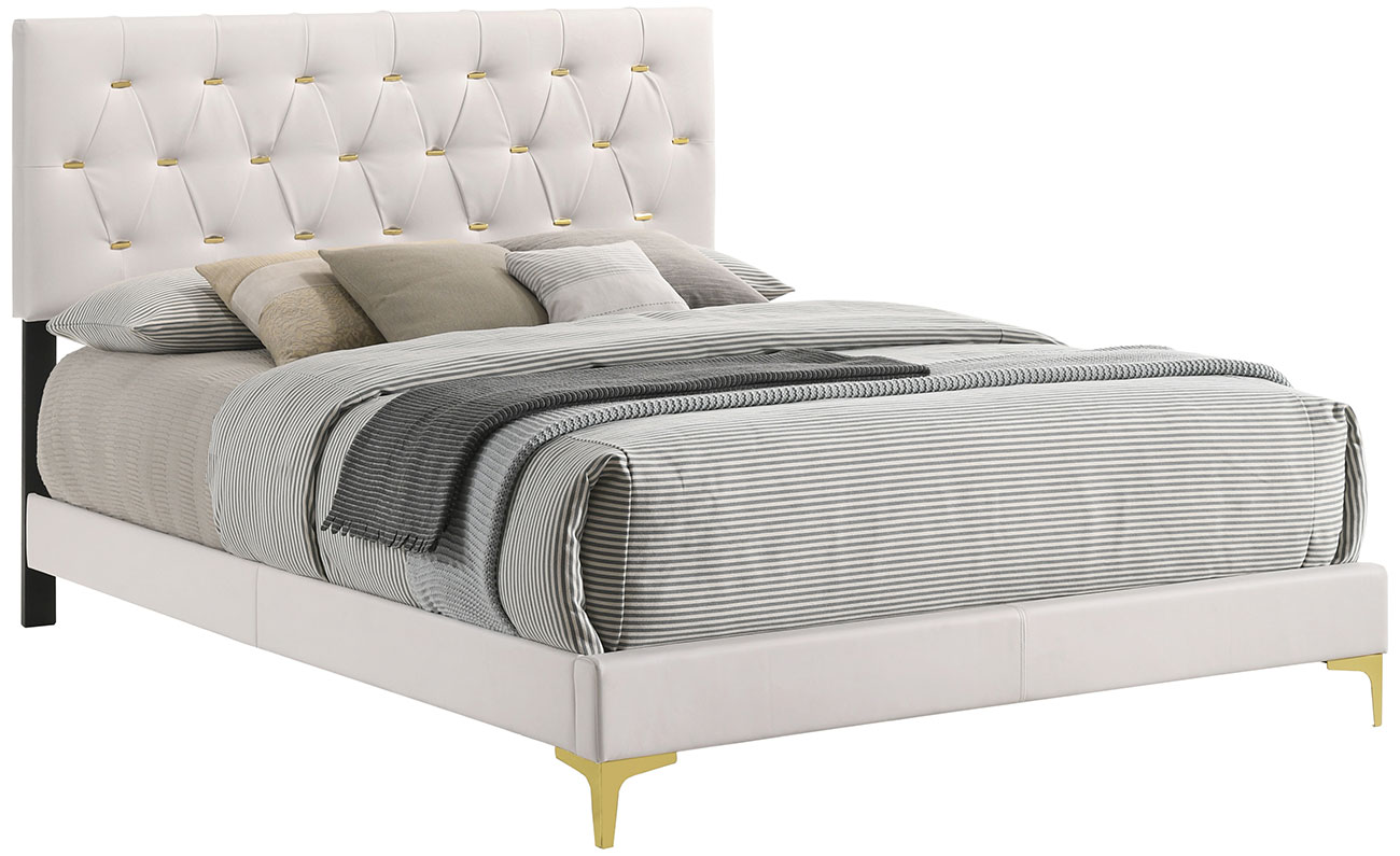 Coaster Furniture Kendall 5-Piece King White Bedroom Set - 224401KE-S5