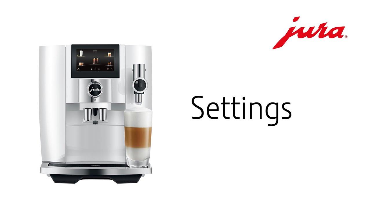 JURA J8 - Settings | Abt Videos
