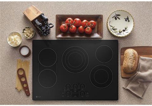 GE Profile 30" Black Electric Cooktop PEP9030DTBB | Abt
