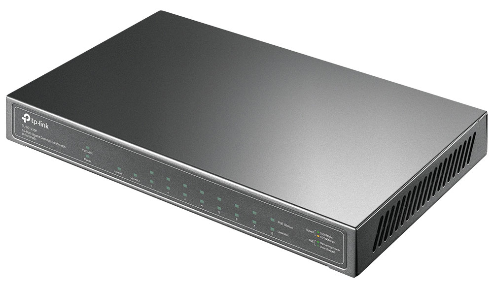 TP-Link 10-Port Gigabit Desktop Switch - TL-SG1210P | Abt
