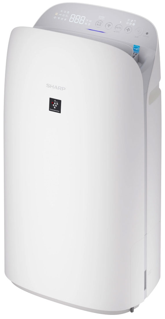 Sharp Smart PlasmaCluster Ion Air Purifier in White | Abt