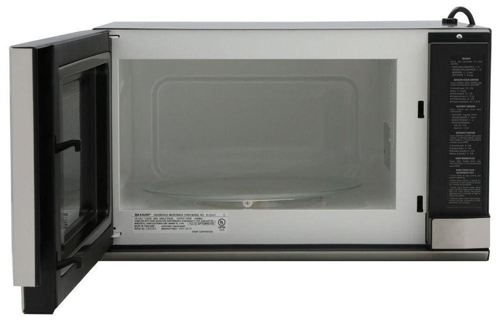 Sharp 1.5 Cu. Ft. Stainless Microwave R1214TY | Abt