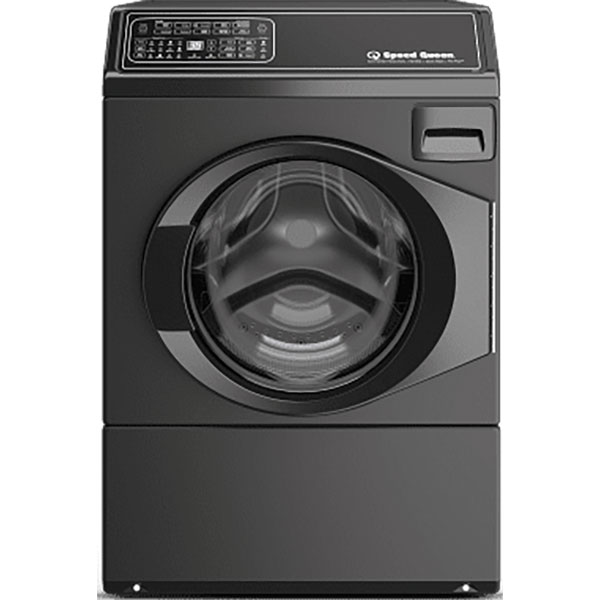 Speed Queen FF7 Front Load Right-Hinge Washer in Matte Black FF7012BN