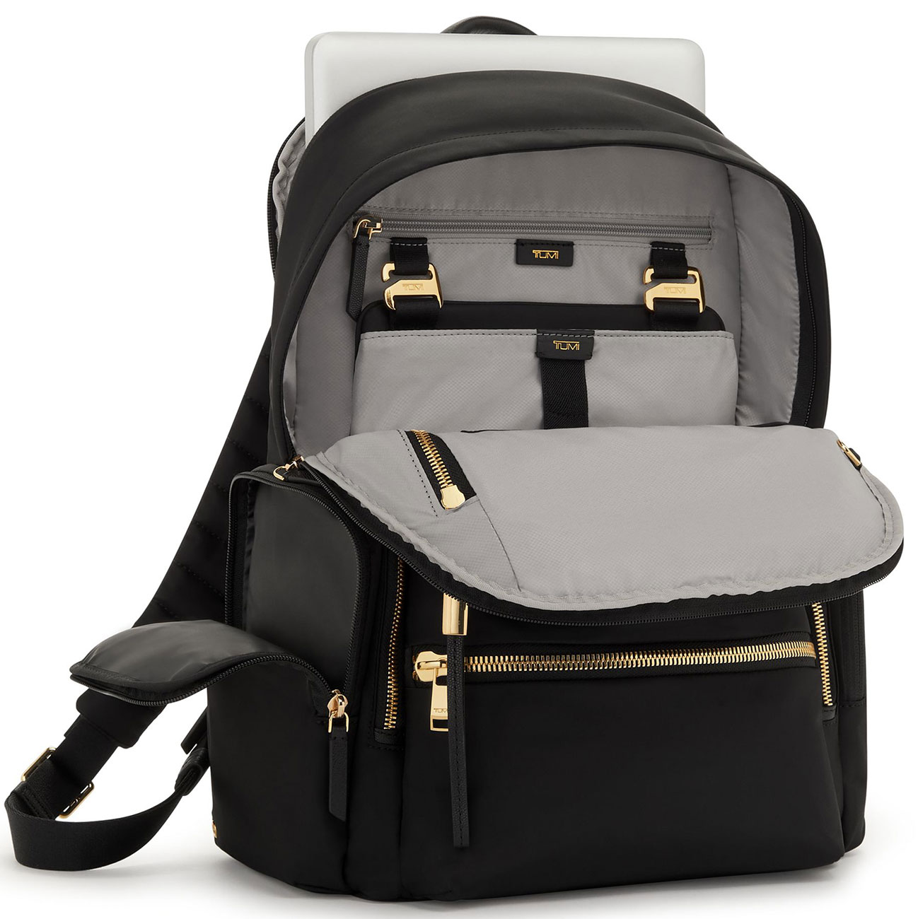 TUMI Voyageur Celina Backpack In Black/Gold 146566-2693