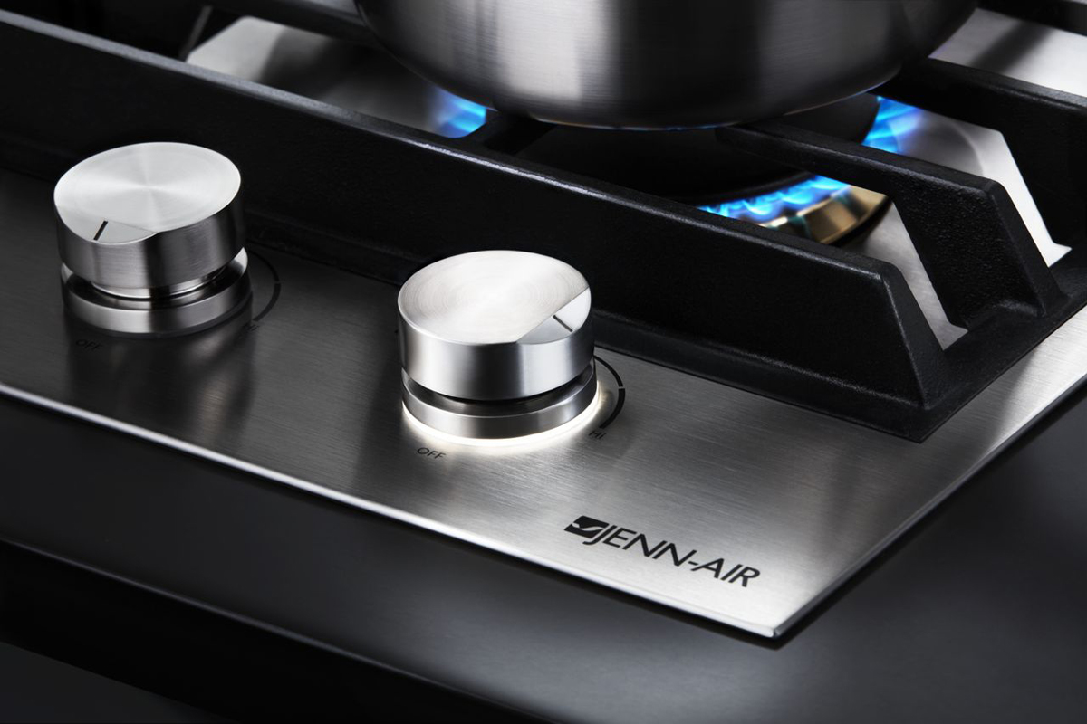 JennAir Euro 36" Stainless Gas Cooktop JGC3536GS | Abt