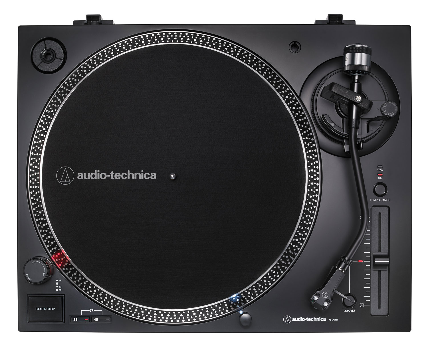 Audio-Technica Black Direct-Drive Turntable - AT-LP120XUSB-BK