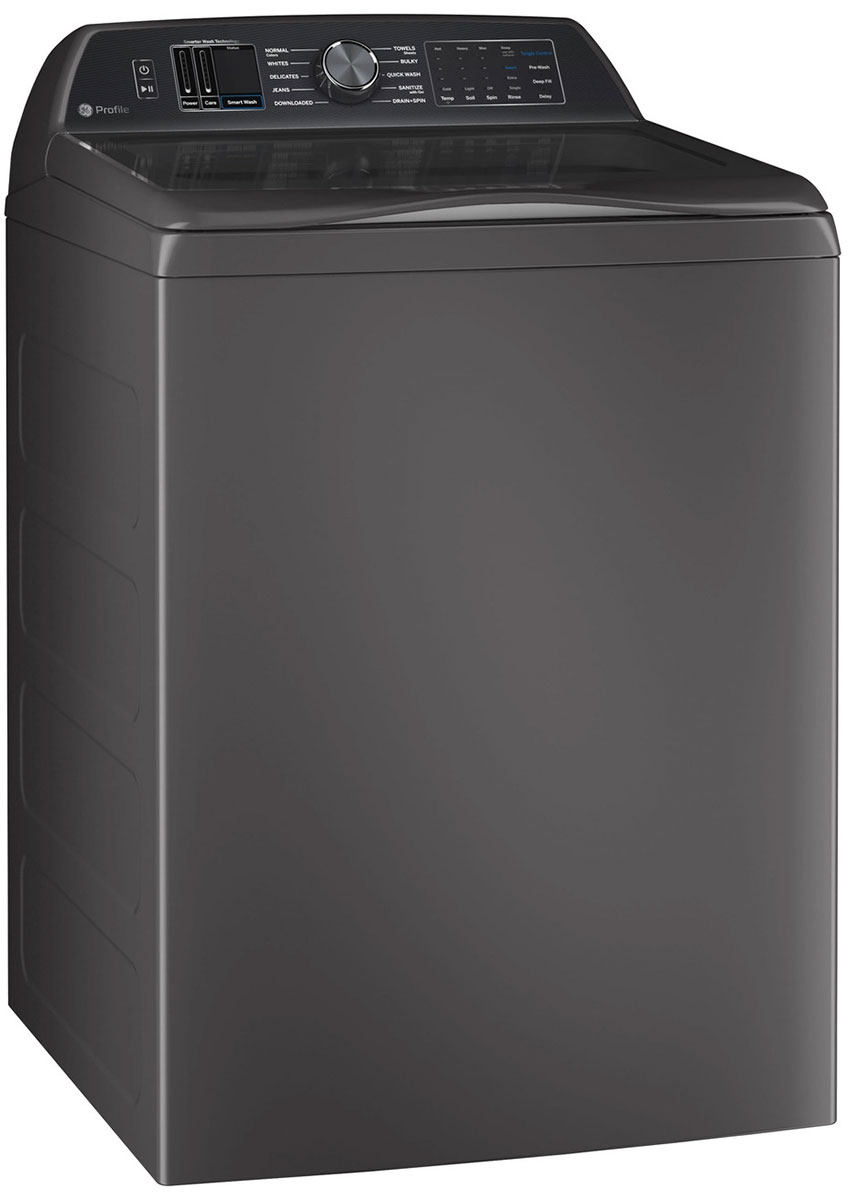 GE Profile PTW705BPTDG Washer In Diamond Gray | Abt