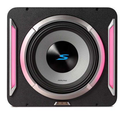 Alpine Compact Powered 8" Subwoofer - PWE-S8 - Abt