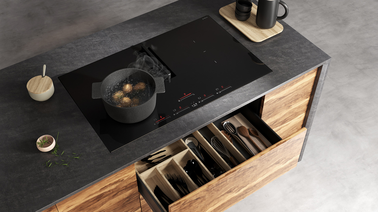 Elica Nikola Tesla Flux 30-Inch Induction Cooktop - ENF430BL | Abt