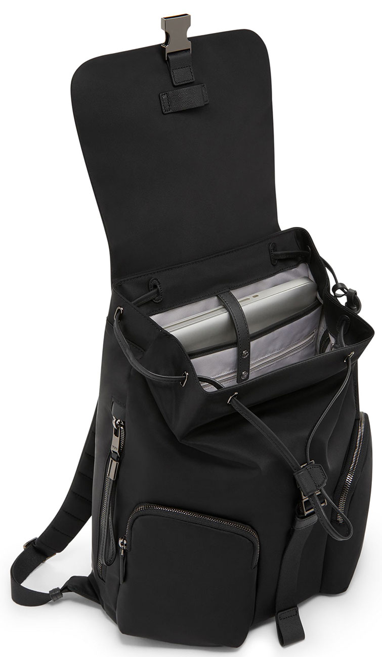 TUMI Voyageur Ramsay Backpack in Black w/ Gunmetal - 148530-T522 | Abt