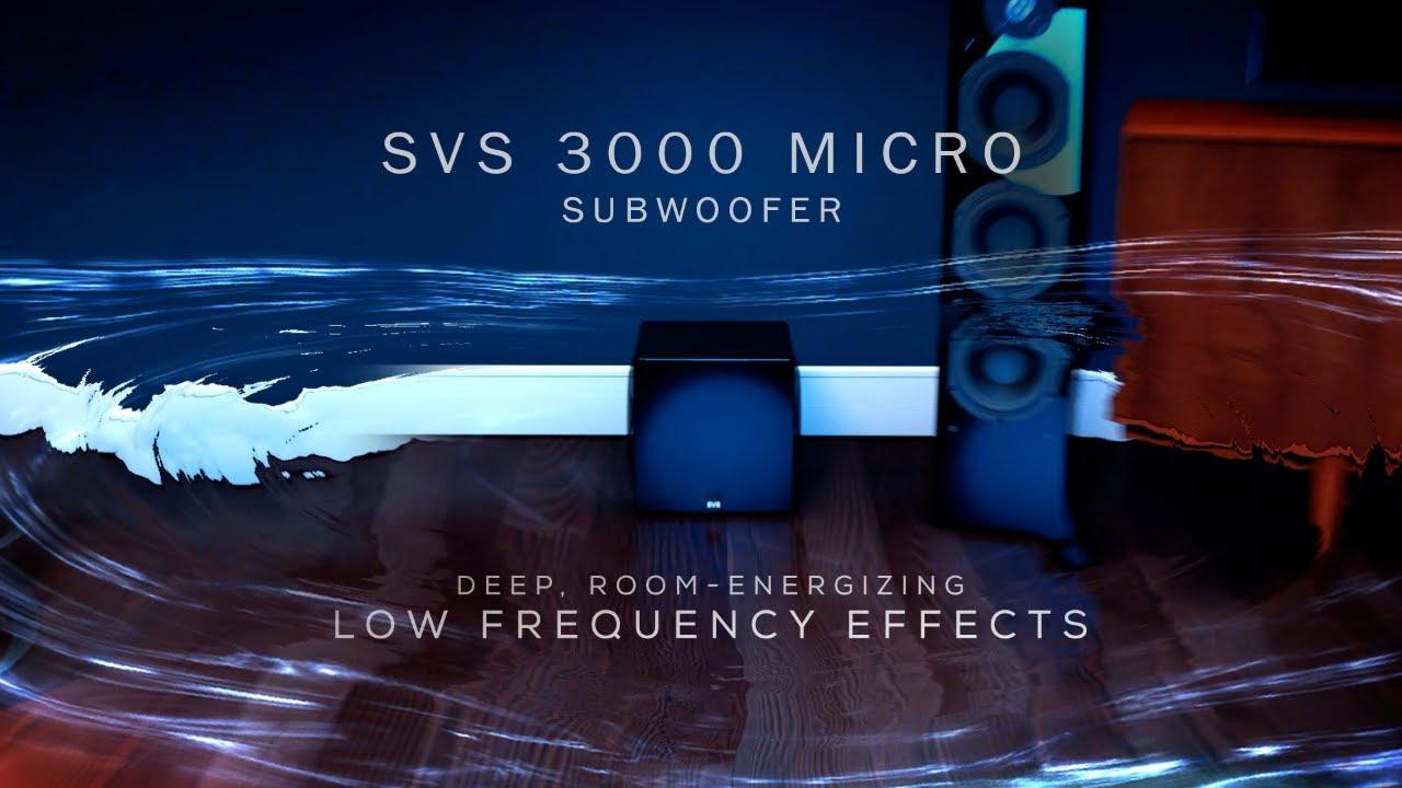SVS 3000 Micro Gloss Black Subwoofer - MICRO3000GB | Abt