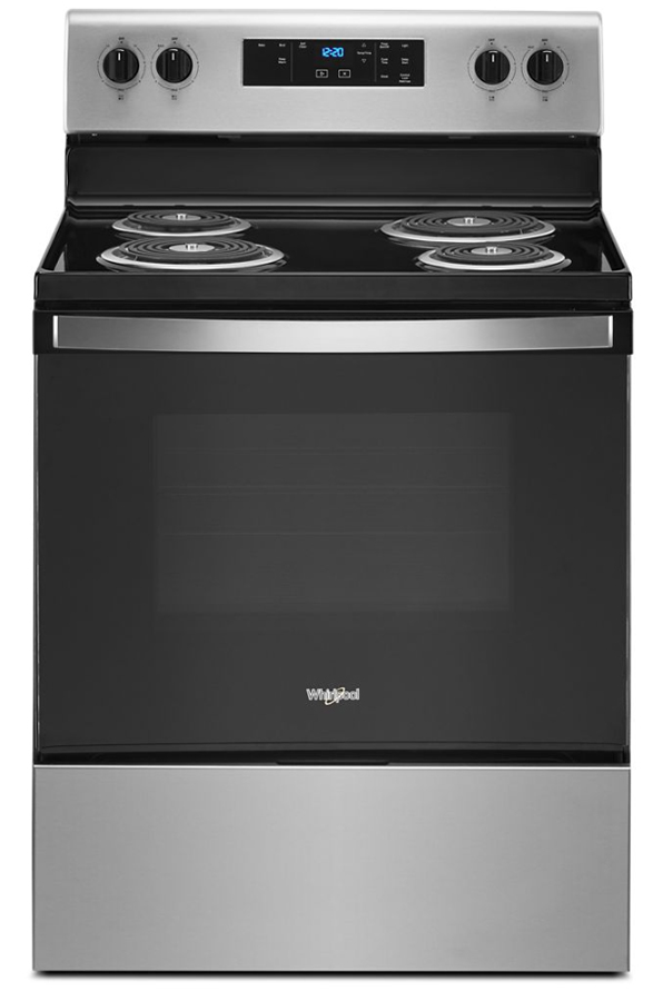 Whirlpool 4.8 Cu. Ft. Stainless Range WFC315S0JS | Abt