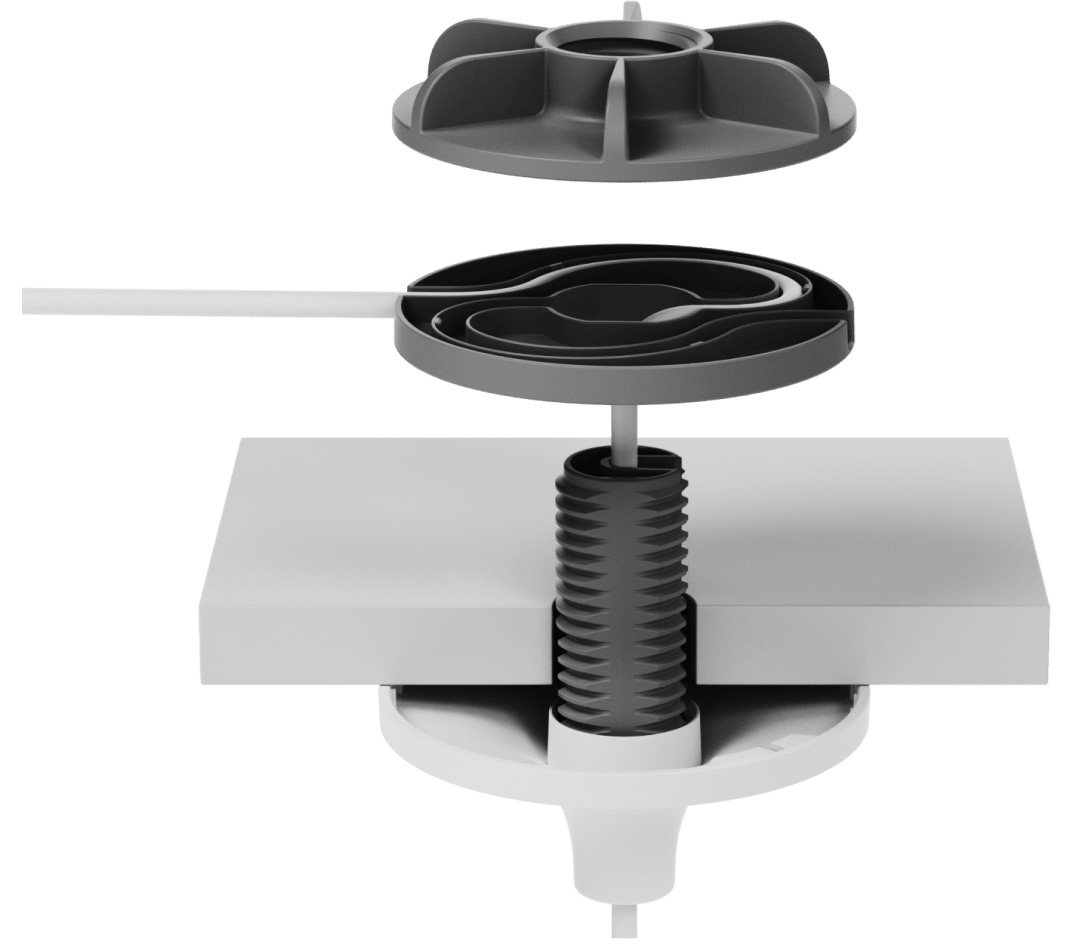 Logitech Ceiling Mount for Rally Mic Pod Microphones - 952-000123