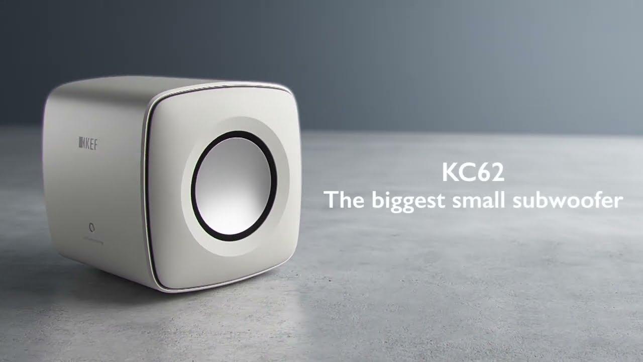 KEF Subwoofer KC62 with Class D Amplifier in Titanium | Abt