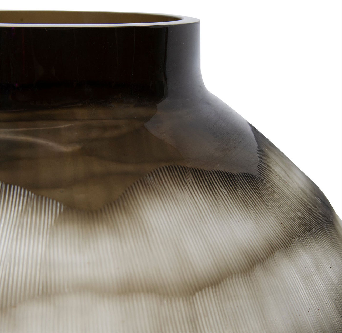 Howard Elliott The Daintree Vase in Dark Green - HE-130016 | Abt