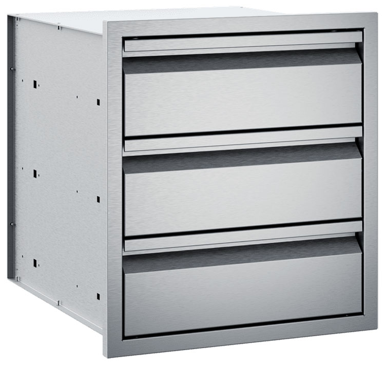 Twin Eagles 19-Inch Triple Storage Drawers in Stainless Steel - TESD193 ...
