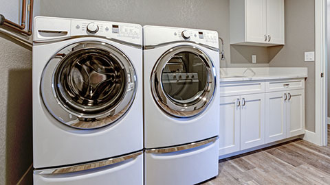 LG 27" White Washer And Electric Dryer WKEX200HWA | Abt