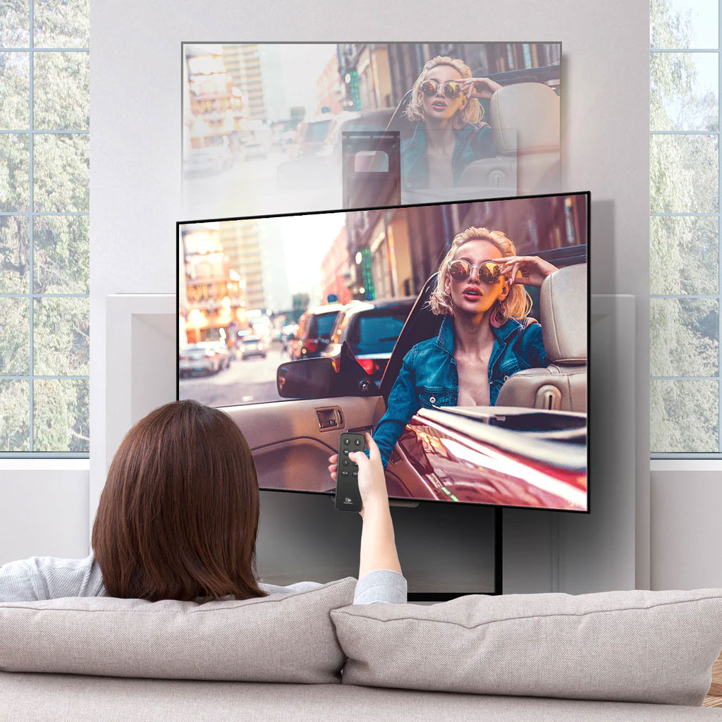 MantelMount Motorized Drop Down & Swivel TV Mount - MM815 | Abt