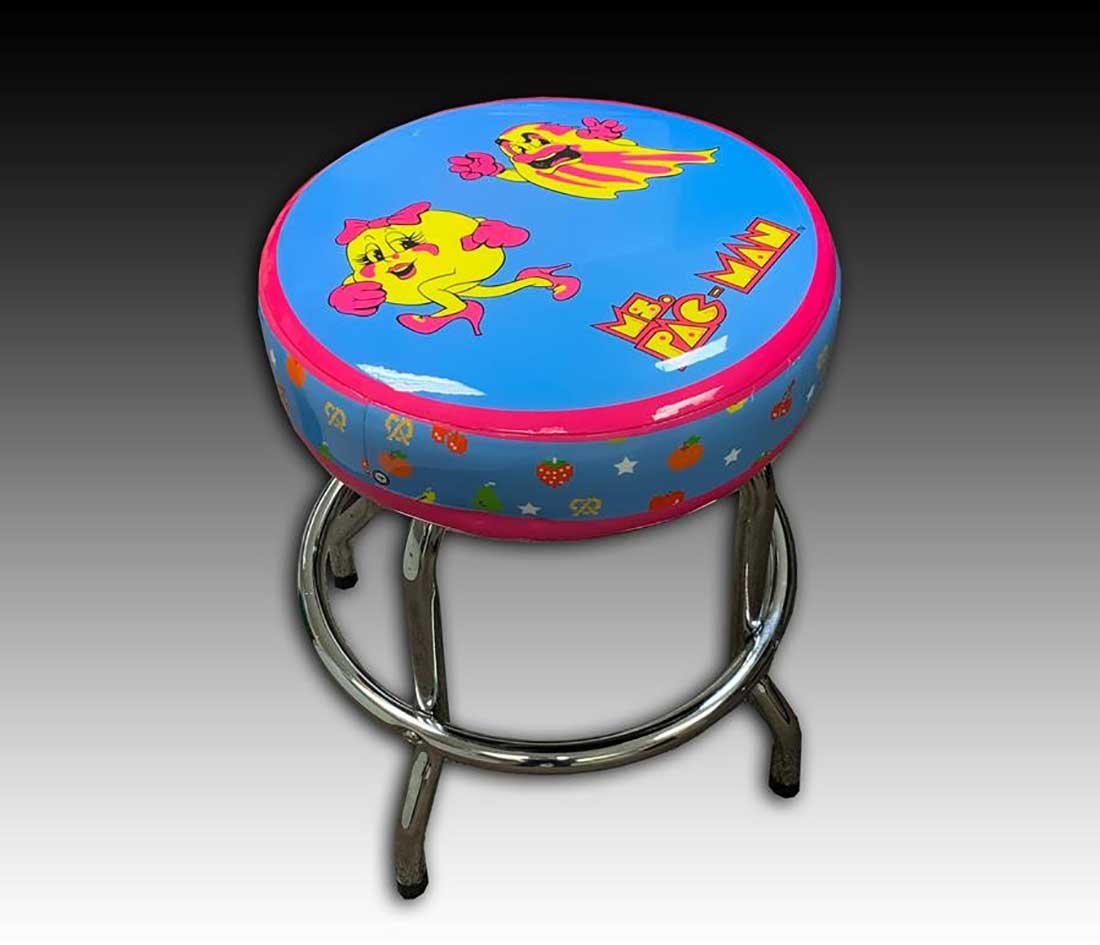 Namco Barstool - Ms. PAC-MAN 19-Inch - MSPACMANSTOOL19 | Abt