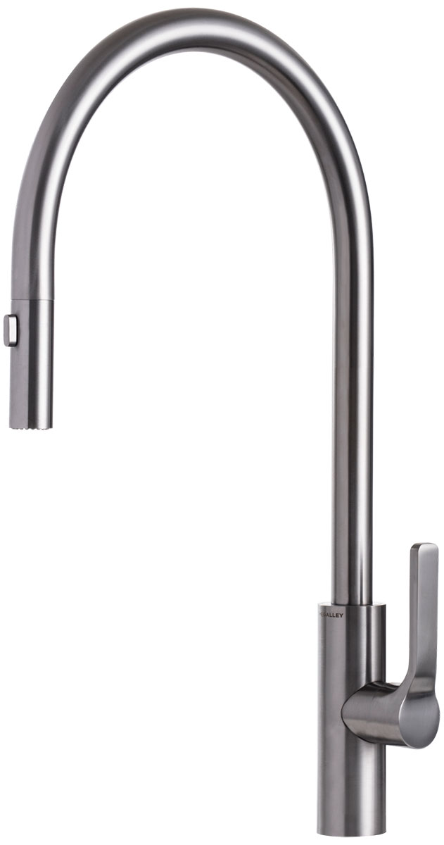The Galley High Flow Ideal Tap in Gun Metal Gray Stainless Steel - IWT ...