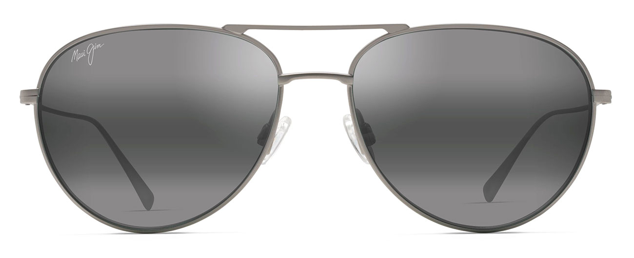 Maui Jim Walaka Polarized Sunglasses Titanium|Grey 57mm - 885-17