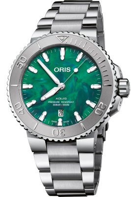 Oris Aquis Date Steel Watch, 41.5mm - 017337766415882205PEB