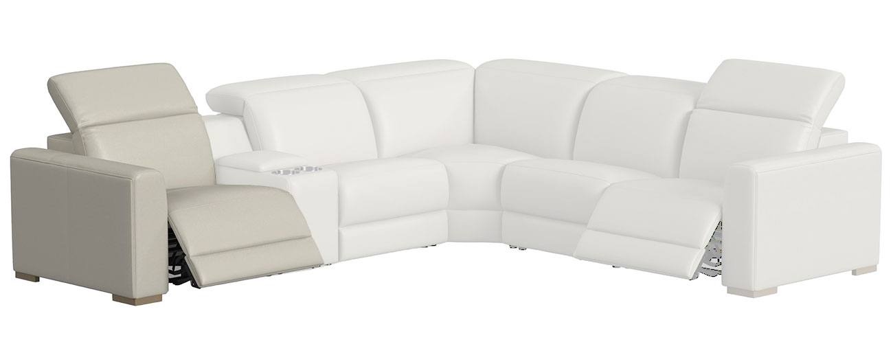 Flexsteel Aurora LAF Power Recliner with Headrest - 1327-57PH-749-11