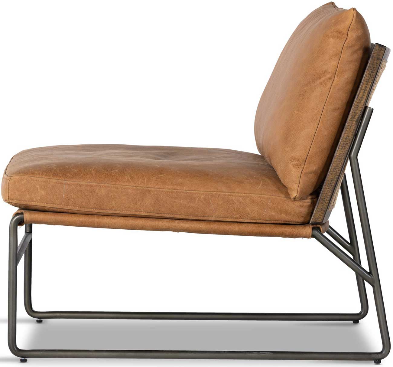 Four Hands Elias Chair in Palermo Cognac - 229359-002