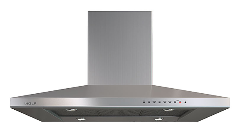 Wolf VI42S 42 Inch Stainless Steel Island Hood | Abt