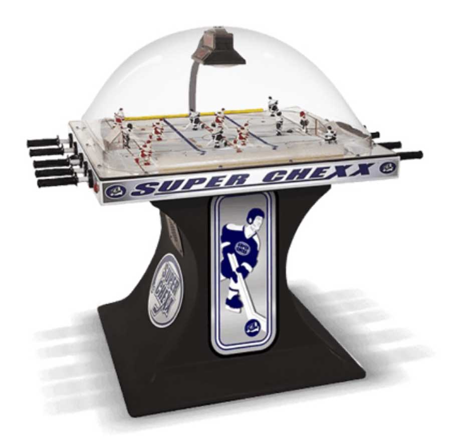 Ice Super Chexx Bubble Hockey Table - SUPERCHEXXBLACKSPLIT | Abt