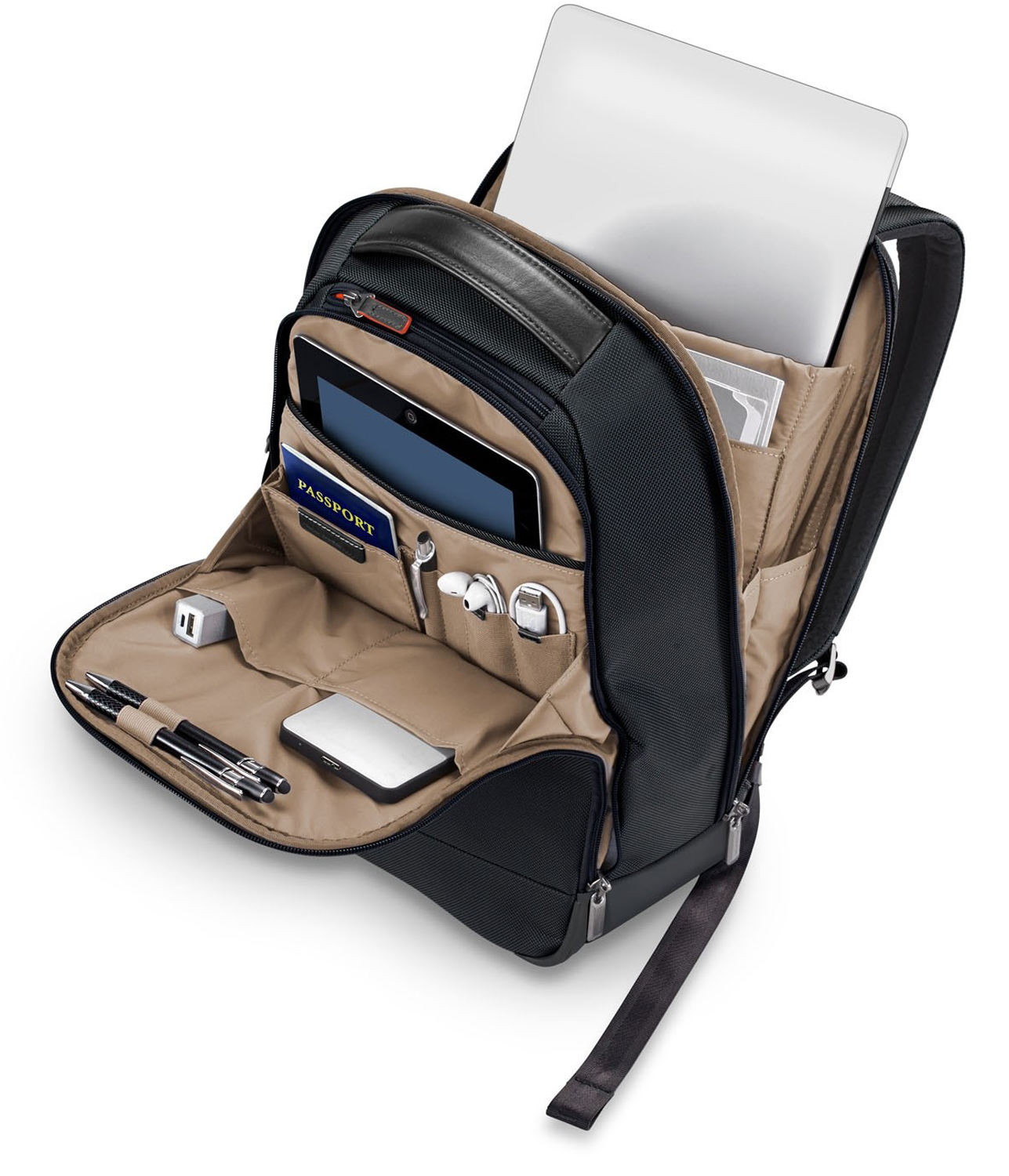 Briggs & Riley Black @Work Medium Slim Backpack - KP420-4