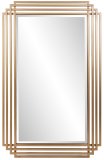 Howard Elliott Bancroft Vanity Mirror In Metallic Gold - HE-170004