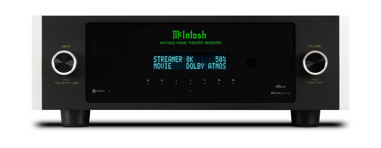 McIntosh Black Home Theater Audio Receiver - MHT300 | Abt