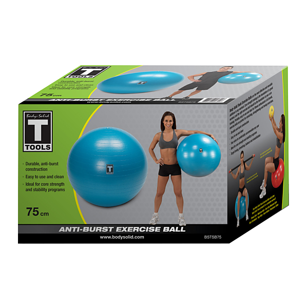 Body-Solid 75 Cm Blue Exercise Ball - BSTSB75 - Abt