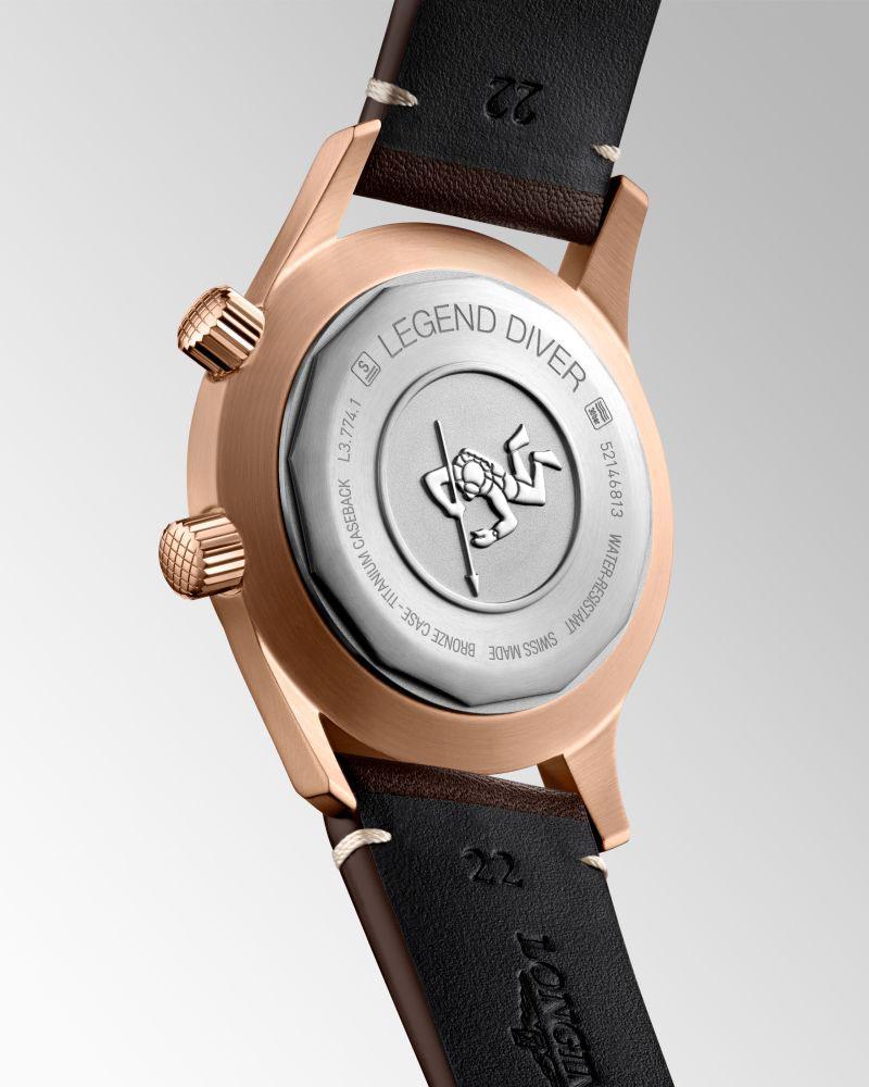 Longines Legend Diver Automatic Brown Lthr Watch L37741502