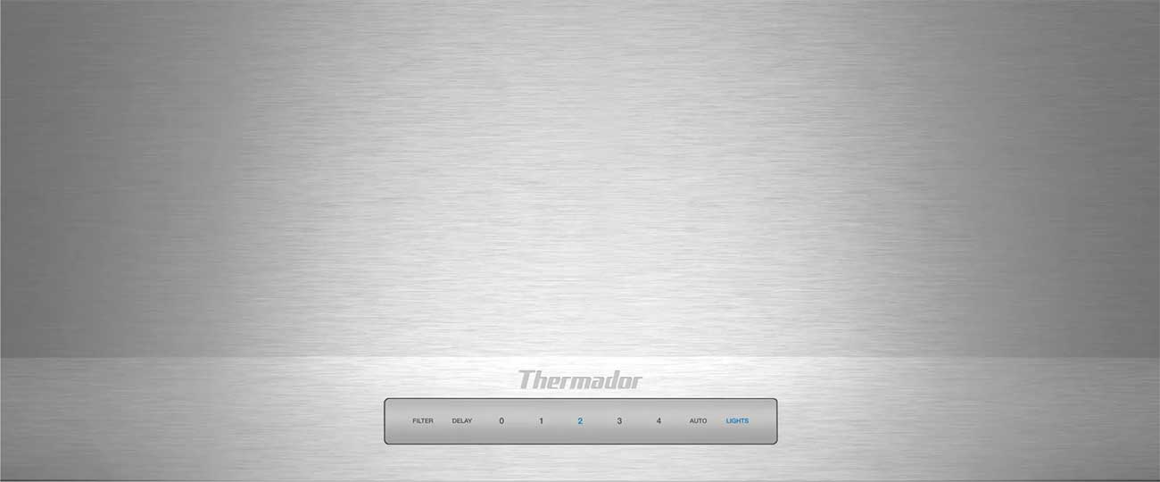 Thermador 48" Stainless Chimney Wall Hood HPCN48WS | Abt