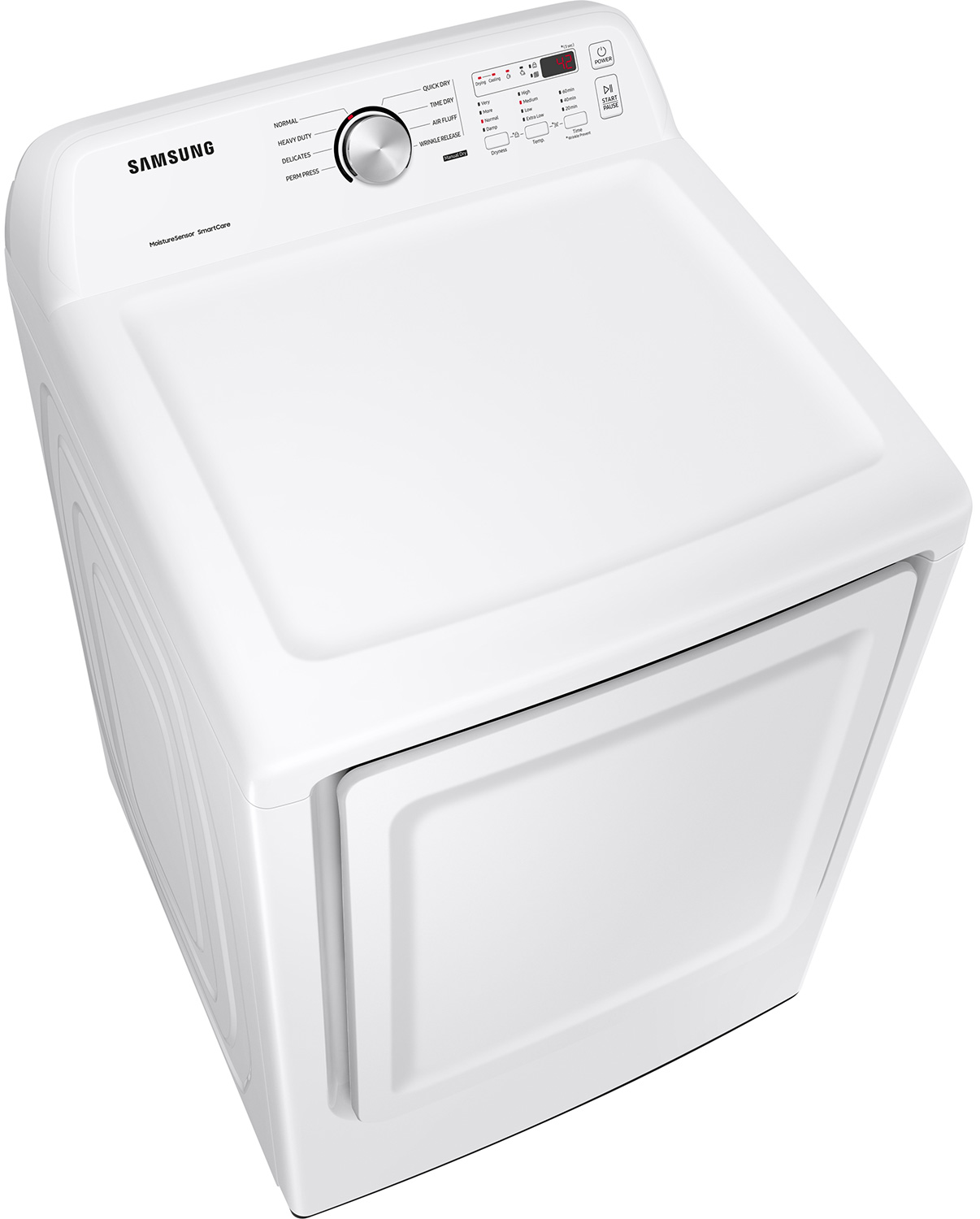 Samsung 7.2 Cu. Ft. White Gas Dryer DVG45T3200W/A3 | Abt